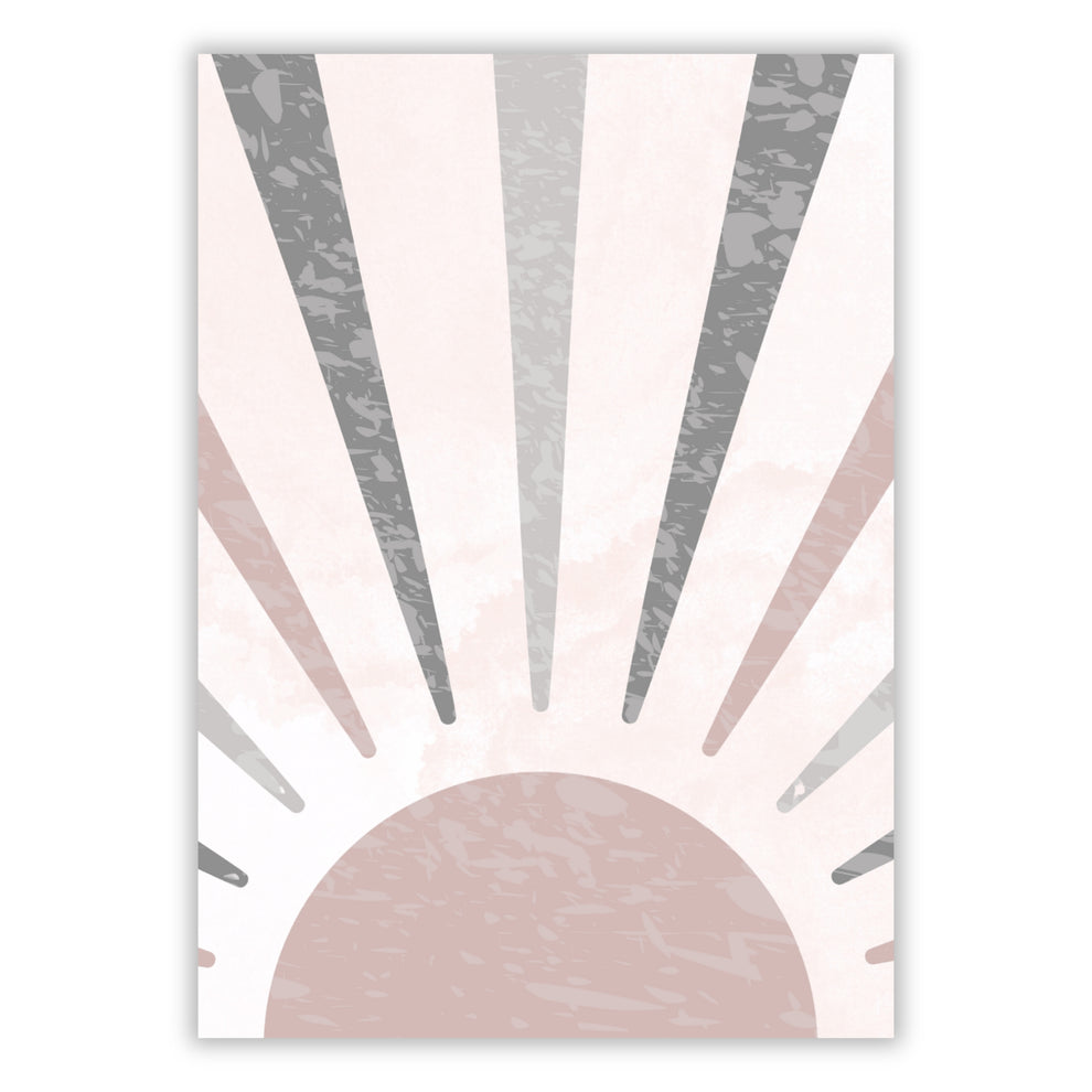 Rising Boho Sun Canvas Print - Luxe Wall Art