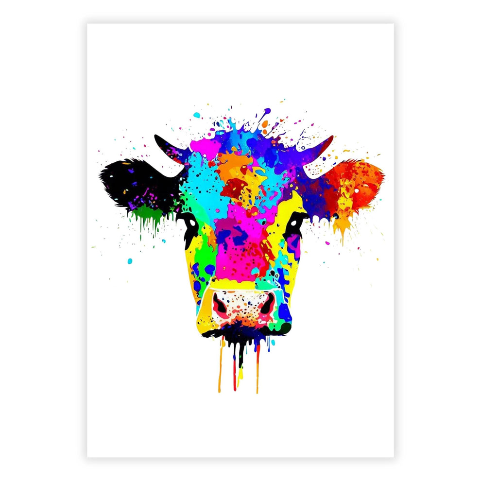 Bertie Cow Canvas Print - Luxe Wall Art